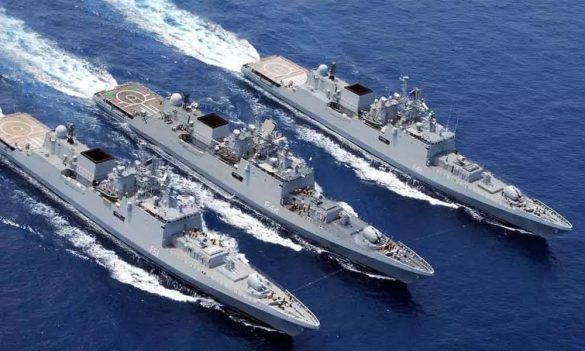 Indian Navy Commissions INS Udaygiri and INS Himgiri Warships