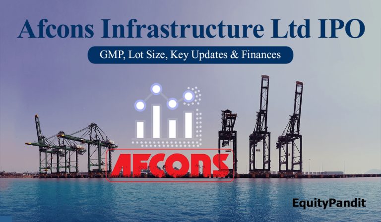 Afcons Infrastructure Ltd IPO GMP Today, Lot Size & Finance